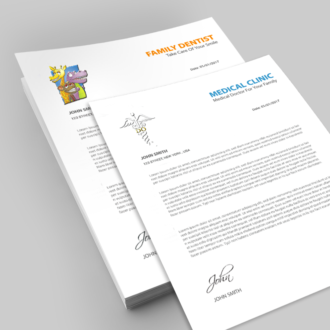 Browse Letterhead Examples I Create Your Own I ABC