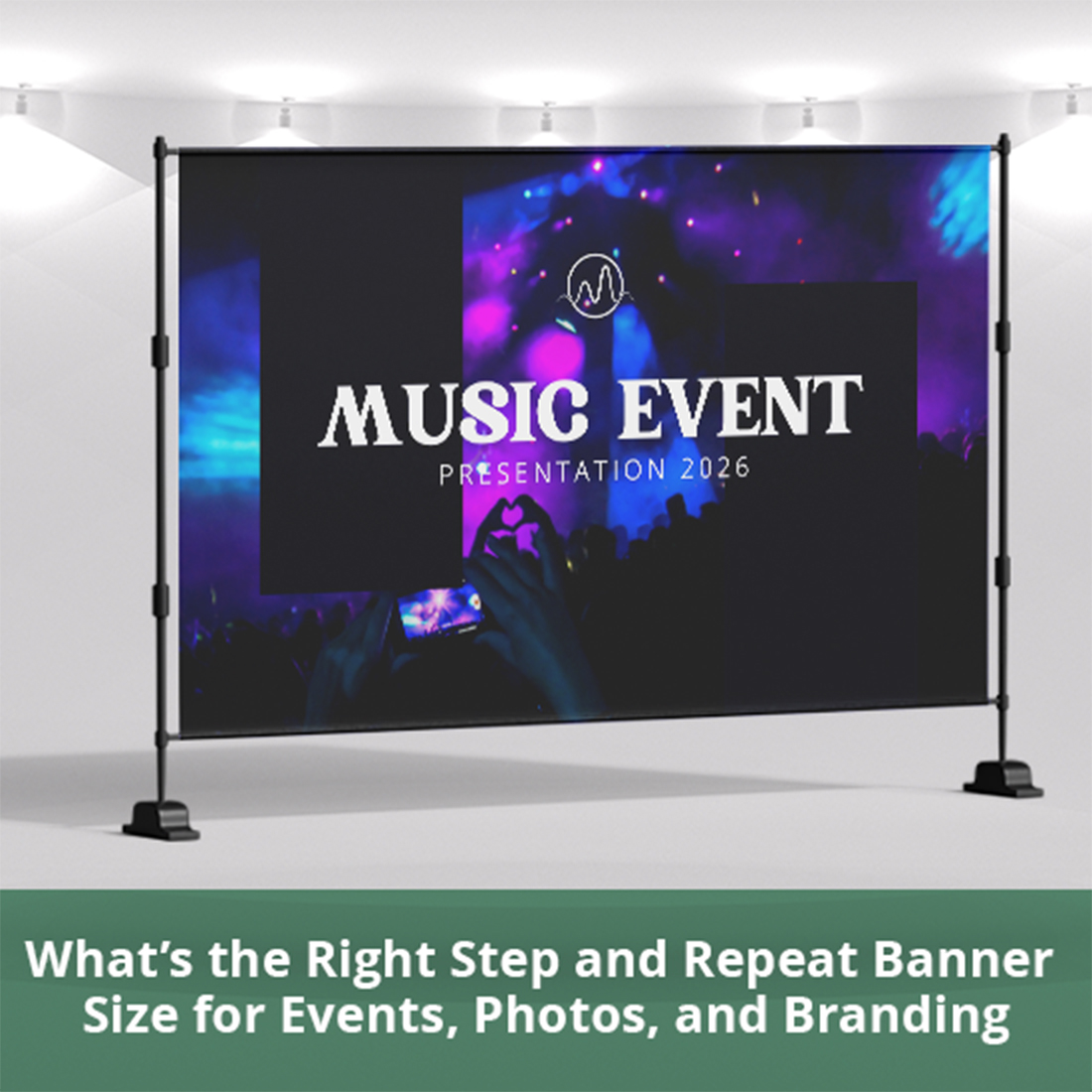 Step and Repeat Banner Sizes Guide | Trade Shows, Weddings and Photos