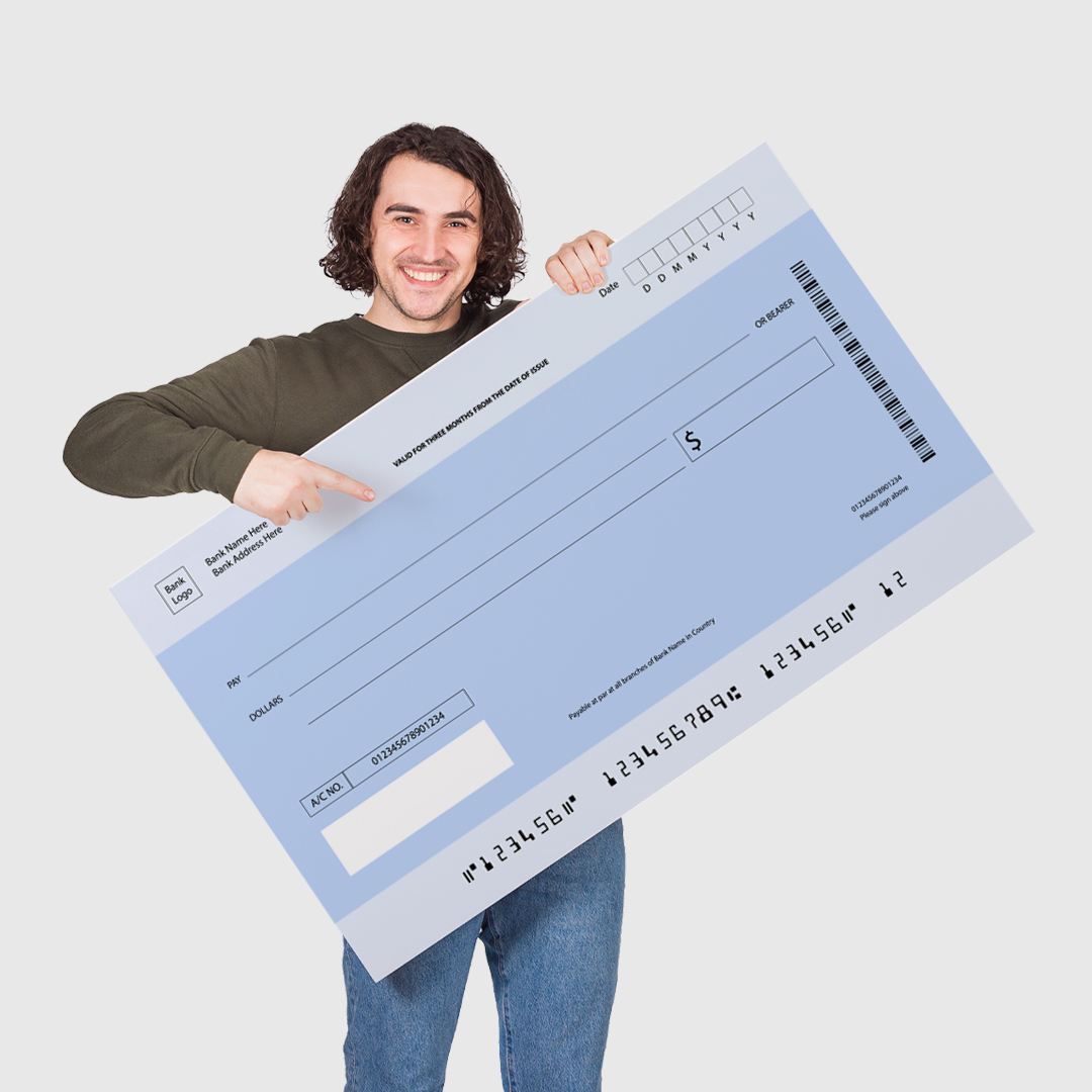 EZ Trade Signs | Oversized Cheques