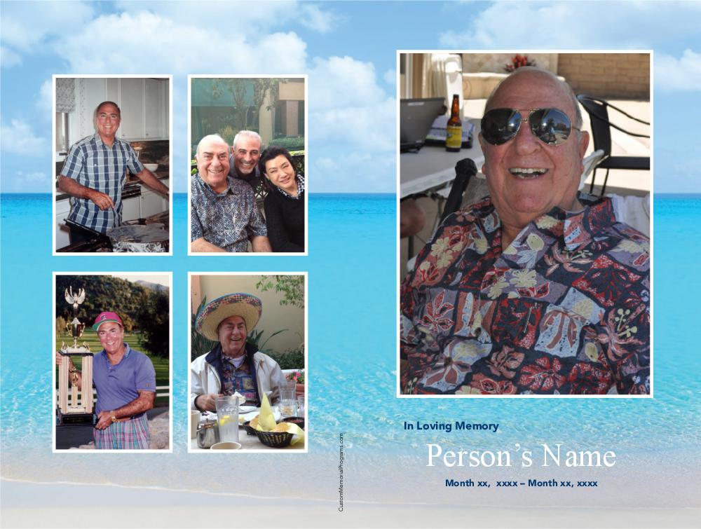 Bi-fold Programs - Turquoise Beach Design