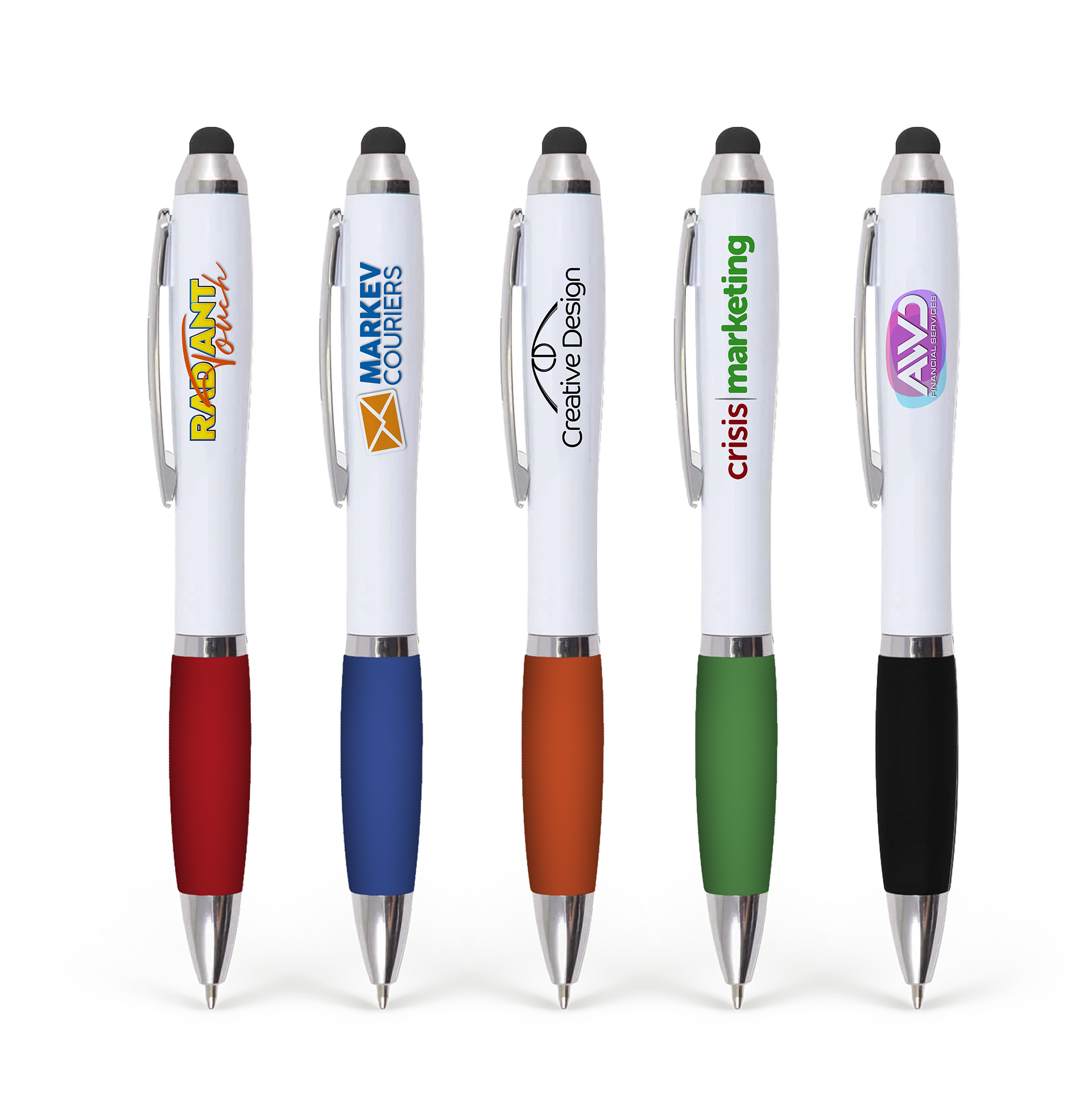 Coloured Grip Stylus Pens | Bold Branding Meets Smooth Control