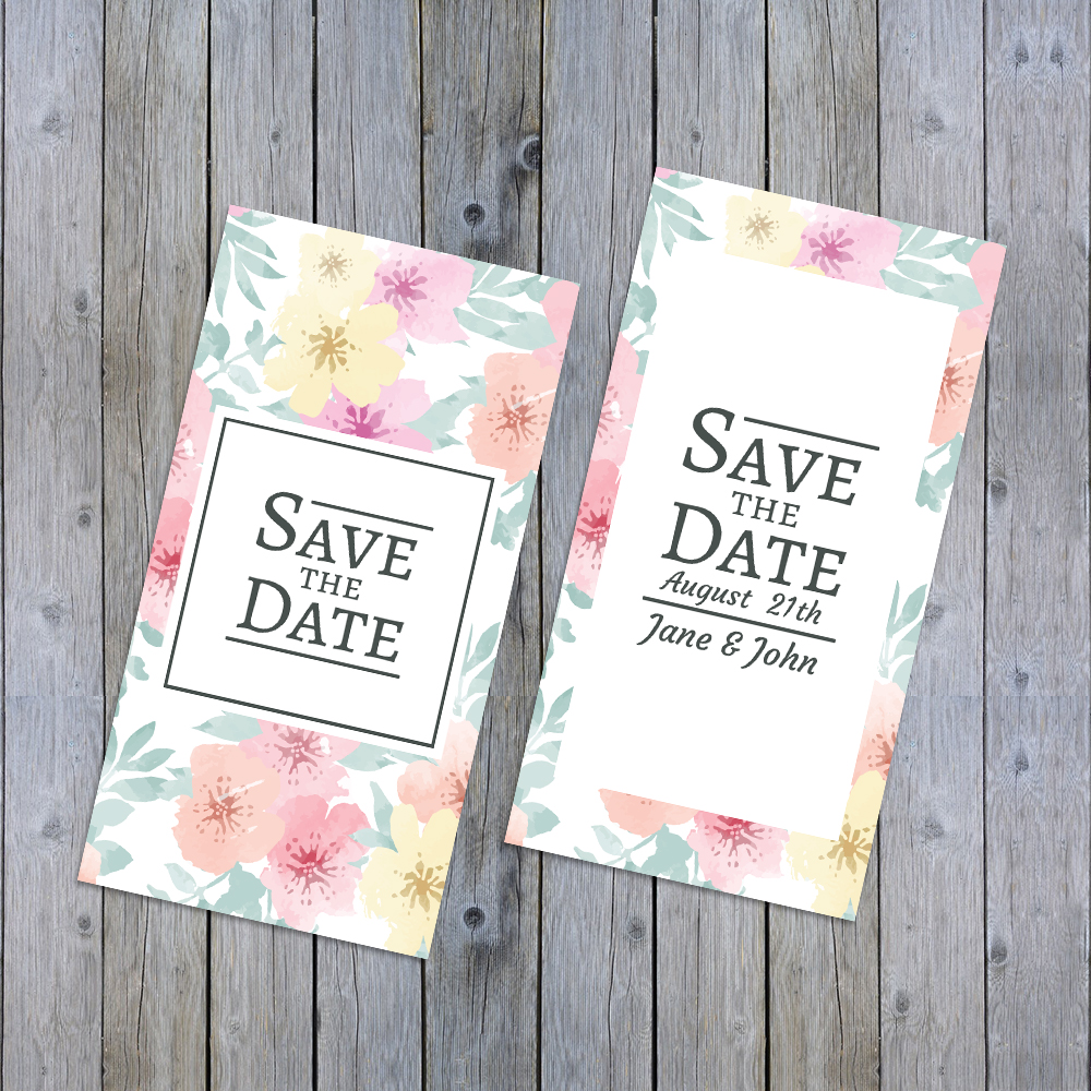 Save The Date Cards Standard - SEL-FAST PRINTING