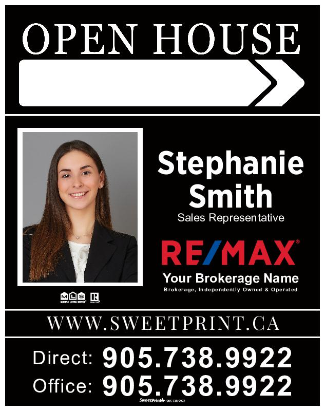 Browse Design - Open House Sandwich Board - Sweet Print Inc
