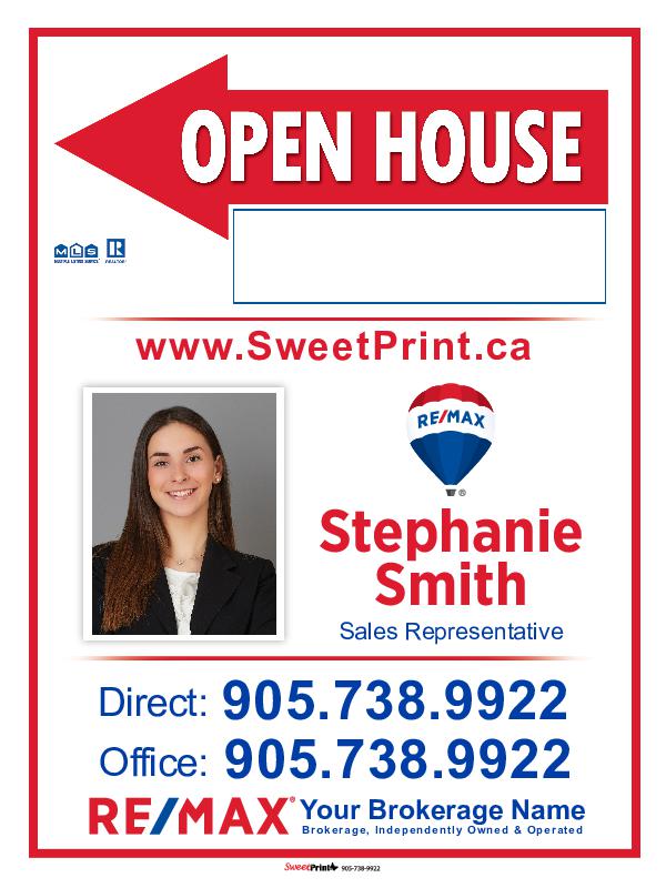 Browse Design - Open House Sandwich Board - Sweet Print Inc