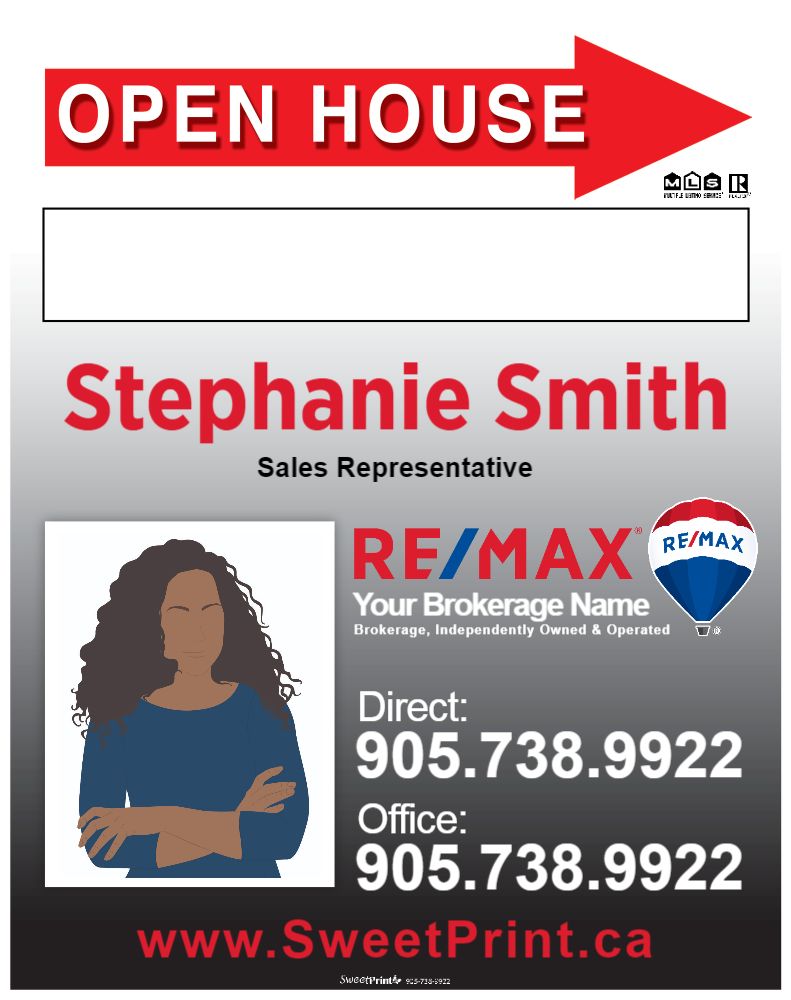 Browse Design - Open House Sandwich Board - Sweet Print Inc