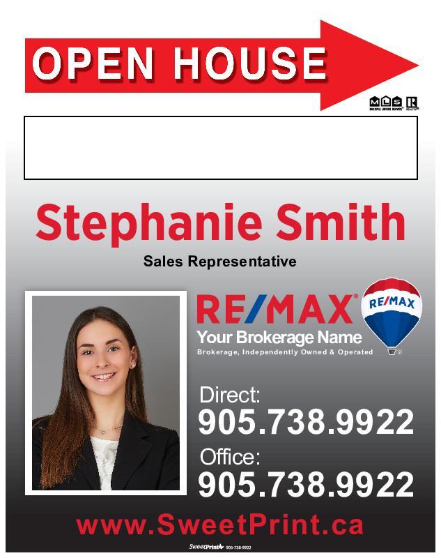 Browse Design - Open House Sandwich Board - Sweet Print Inc