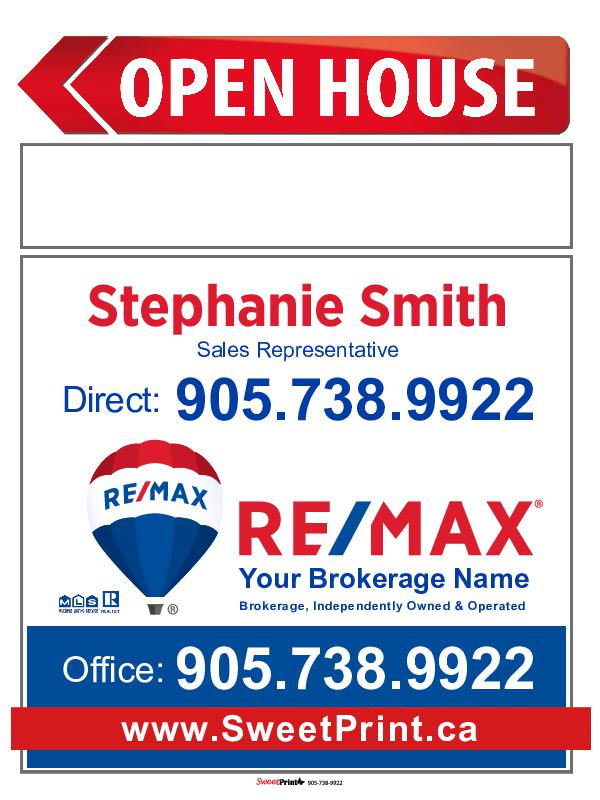 Browse Design - Open House Sandwich Board - Sweet Print Inc