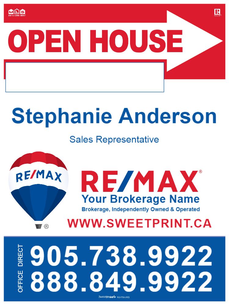 Browse Design - Open House Sandwich Board - Sweet Print Inc