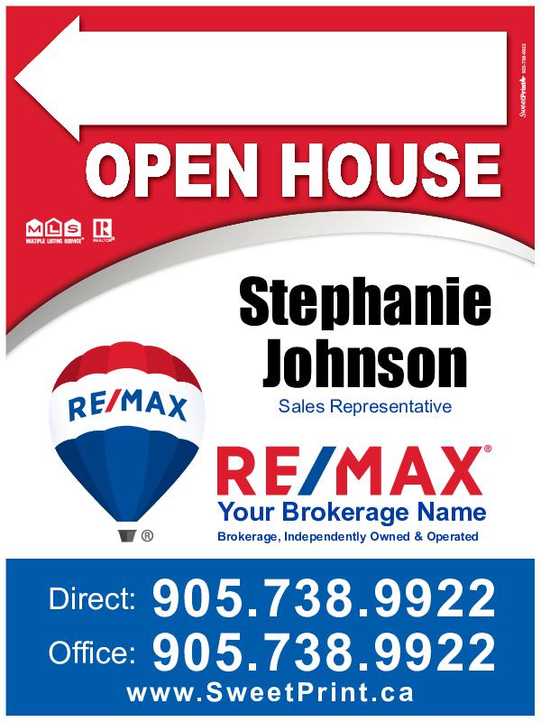 Browse Design - Open House Sandwich Board - Sweet Print Inc