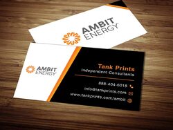 Ambit Business Cards - FREE SHIPPING - Tank Prints