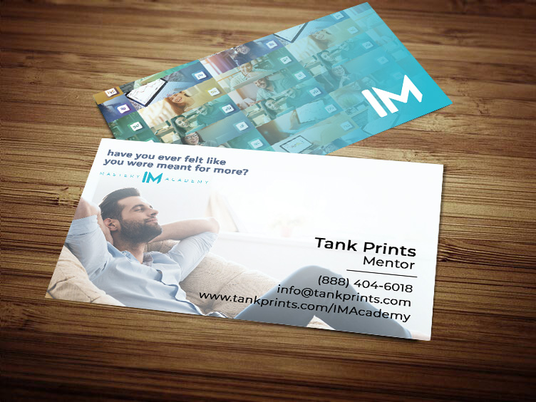 IM Academy Business Cards - Tank Prints