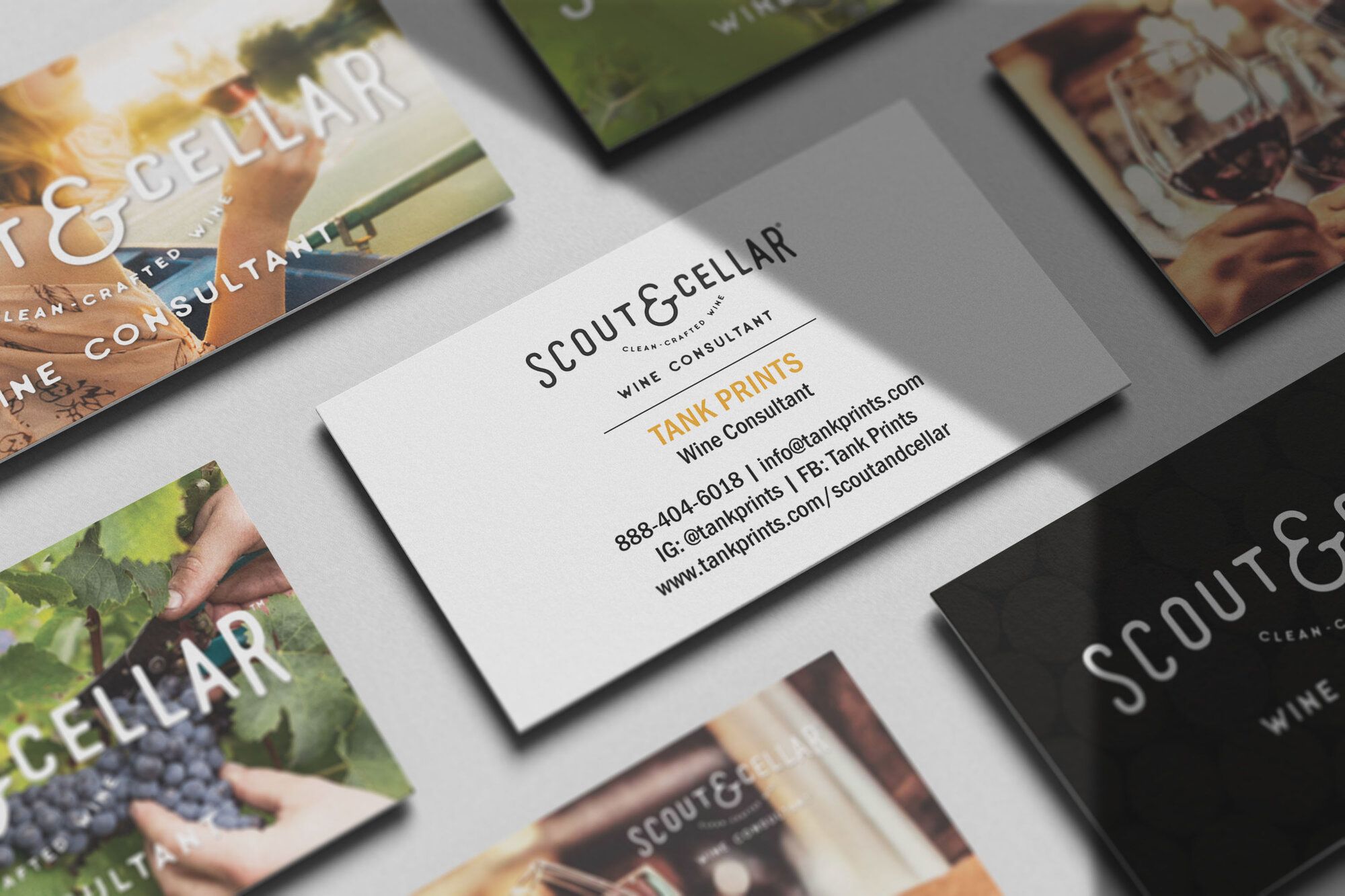 Scout & Cellar Business Cards - FREE SHIPPING | Tank Prints