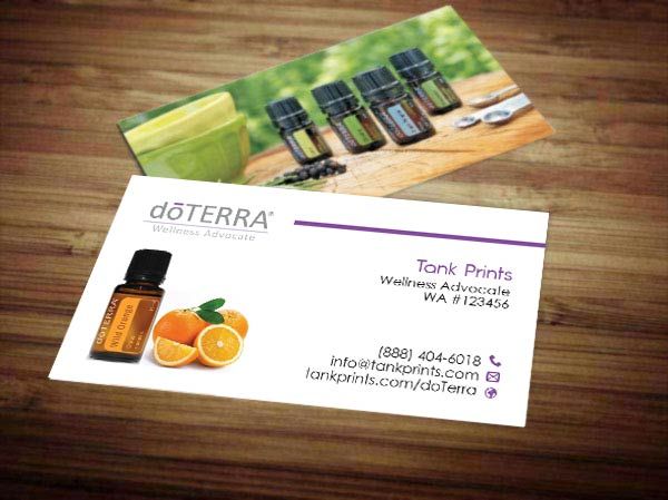 15 Beautifully Designed doTERRA Business Cards - Tank Prints