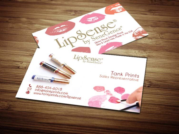 Senegence Business Cards - FREE SHIPPING - Delivered in 5 days or less!