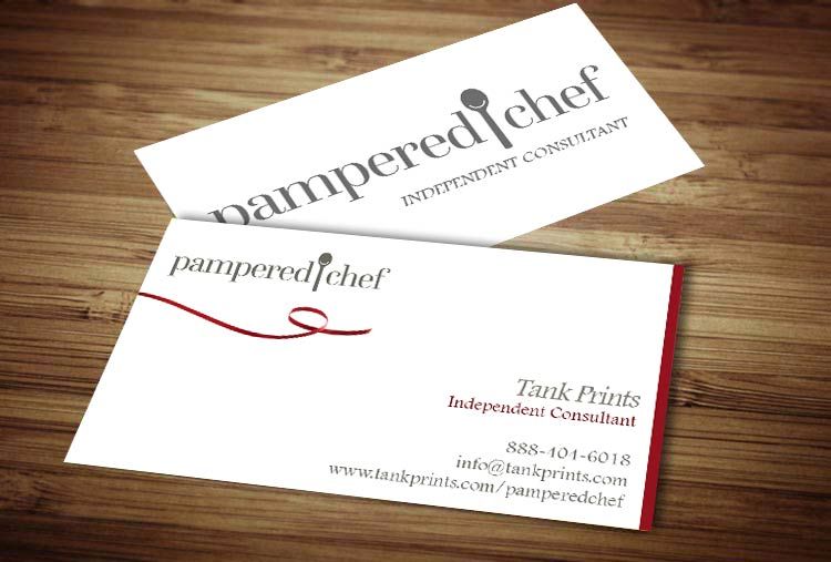 Pampered Chef Business Cards | Tank Prints | FREE SHIPPING