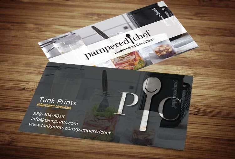 Pampered Chef Business Cards | Tank Prints | FREE SHIPPING