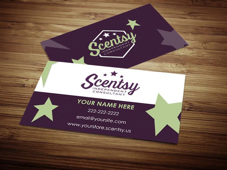 6 Amazing Scentsy Business Cards | FREE SHIPPING | Tank Prints