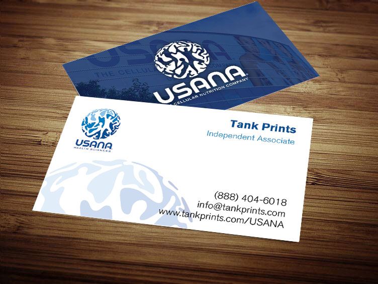 USANA Business Cards - Tank Prints