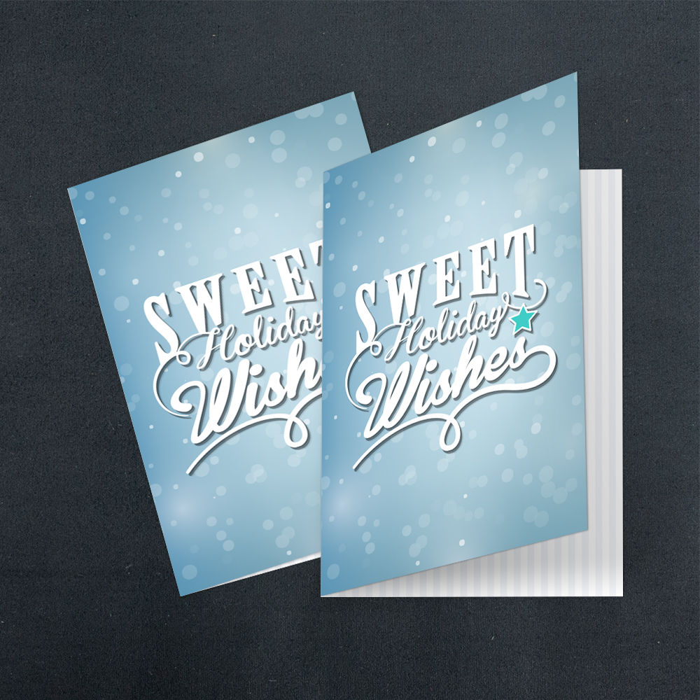 Glossy Greeting Cards | UV Coated Cards | Tejas Print