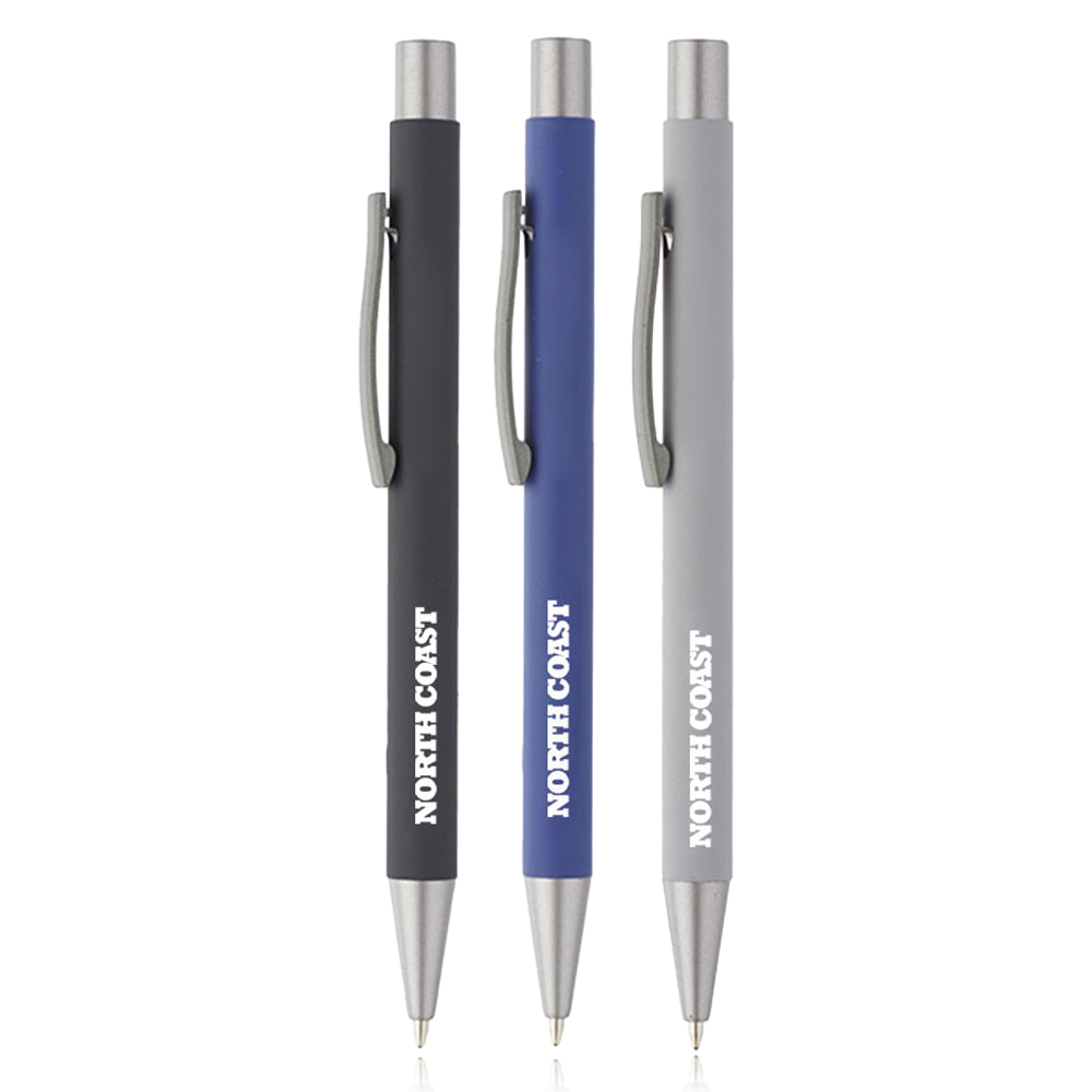 Cordova Rubber Coated Metal Pens - EverPrint